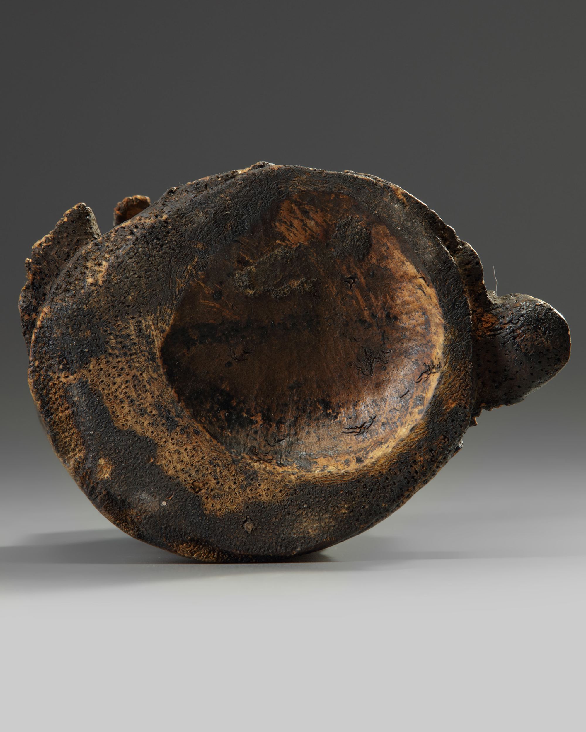 A Chinese bamboo figure of Guanyin