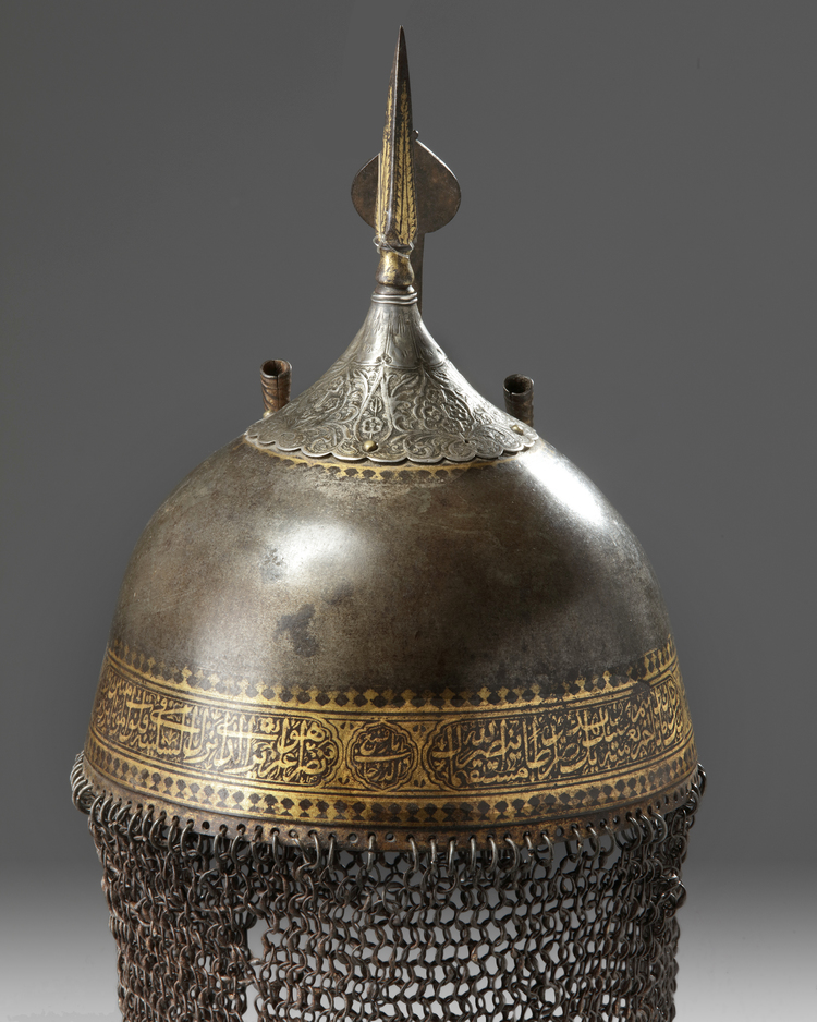 An Islamic nobleman helmet