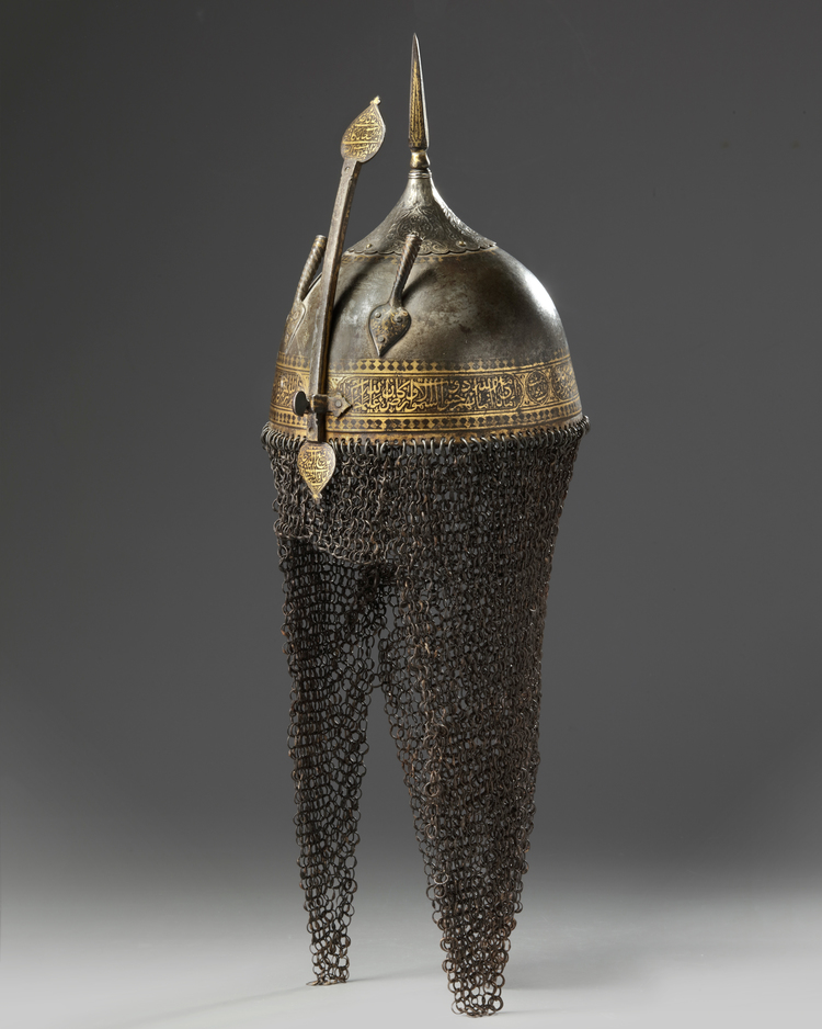 An Islamic nobleman helmet