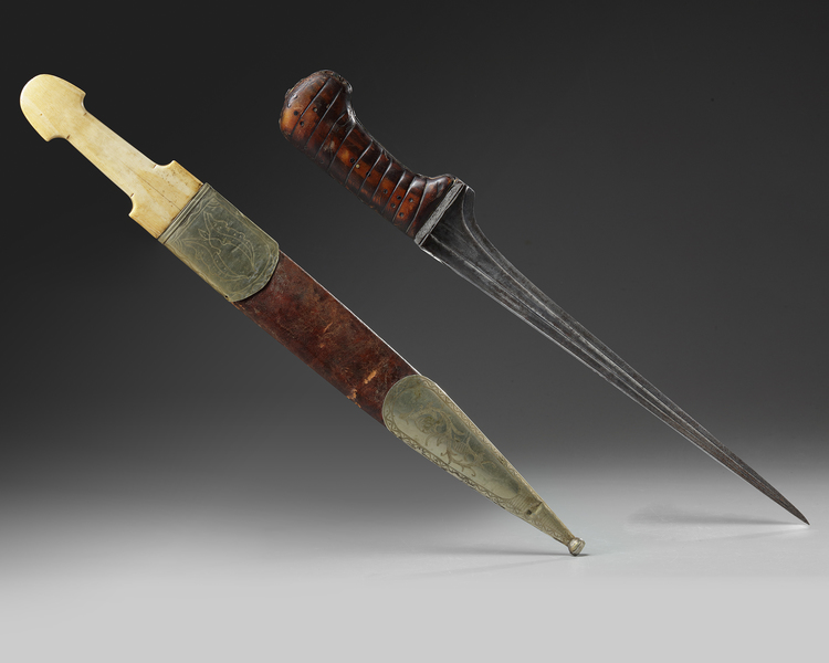 Two Persian daggers