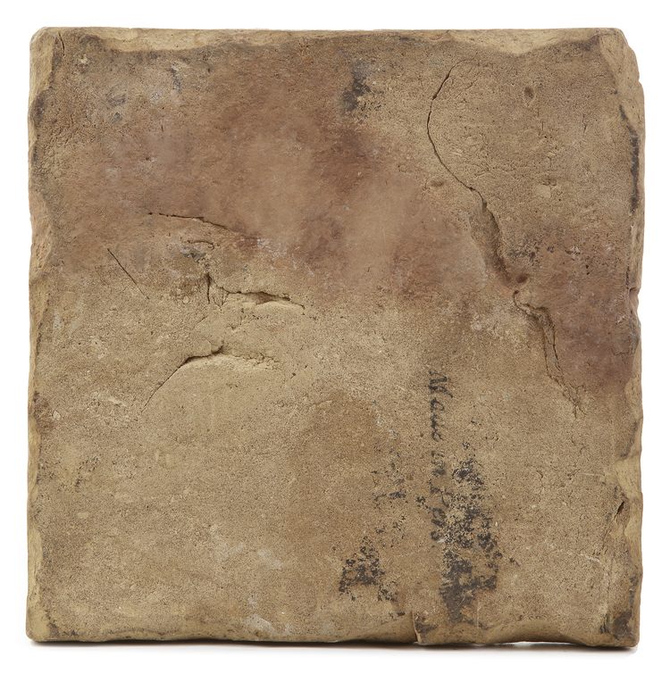 A PERSIAN CUERDA SECA TILE, SAFAVID DYNASTY, PERSIA, 17TH CENTURY