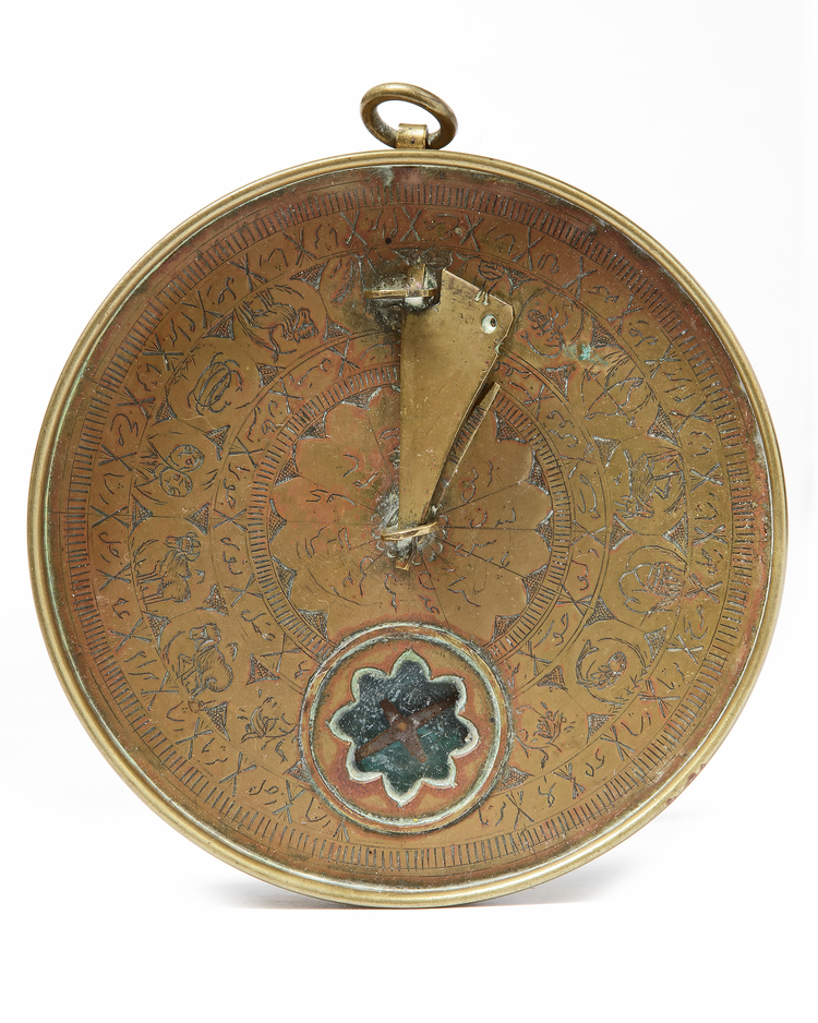 A QIBLA INDICATOR WITH COMPASS, IRAN, CA. 1900