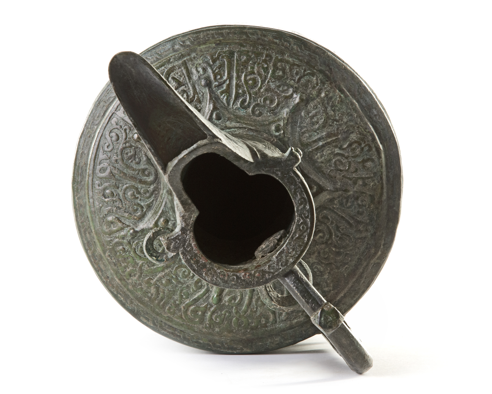 A LARGE KHORASAN BRONZE EWER, 11TH-12TH CENTURY