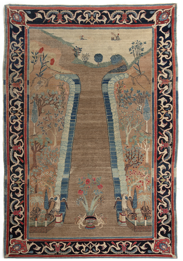 A SARUK RUG, 19TH CENTURY