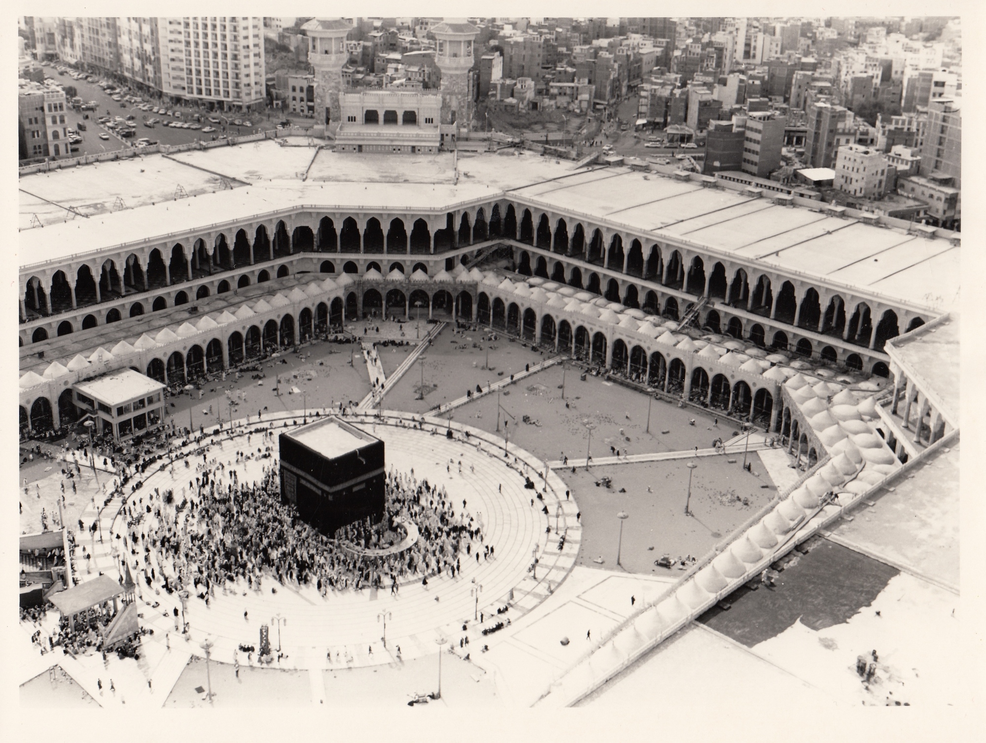 FOURTEEN RARE PHOTOGRAPHS OF THE FIRST EXPANSION OF THE MASJID AL-HARAM ...