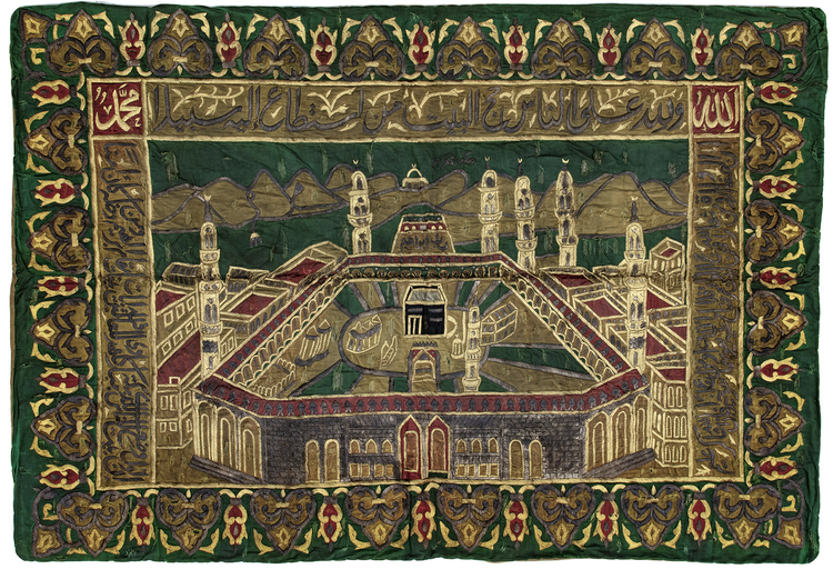 AN OTTOMAN METAL-THREAD OF AL-MASJID AL-HARAM, 20TH CENTURY