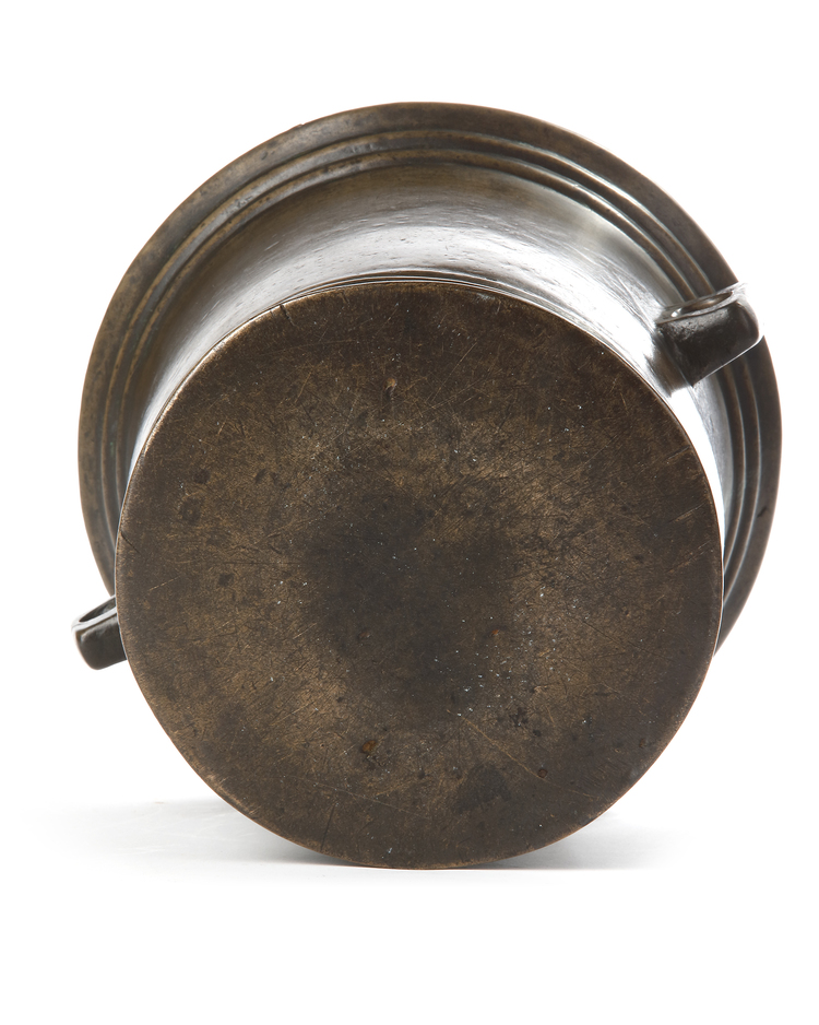 A PAIR OF SELJUK BRONZE MORTARS, IRAN, 12TH-13TH CENTURY