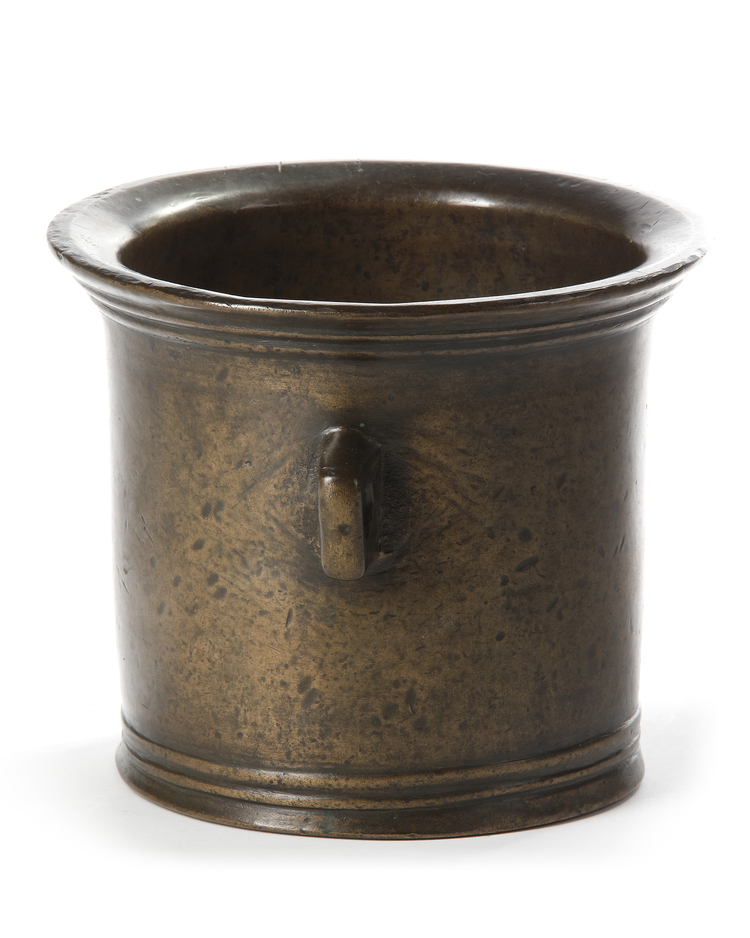 A PAIR OF SELJUK BRONZE MORTARS, IRAN, 12TH-13TH CENTURY