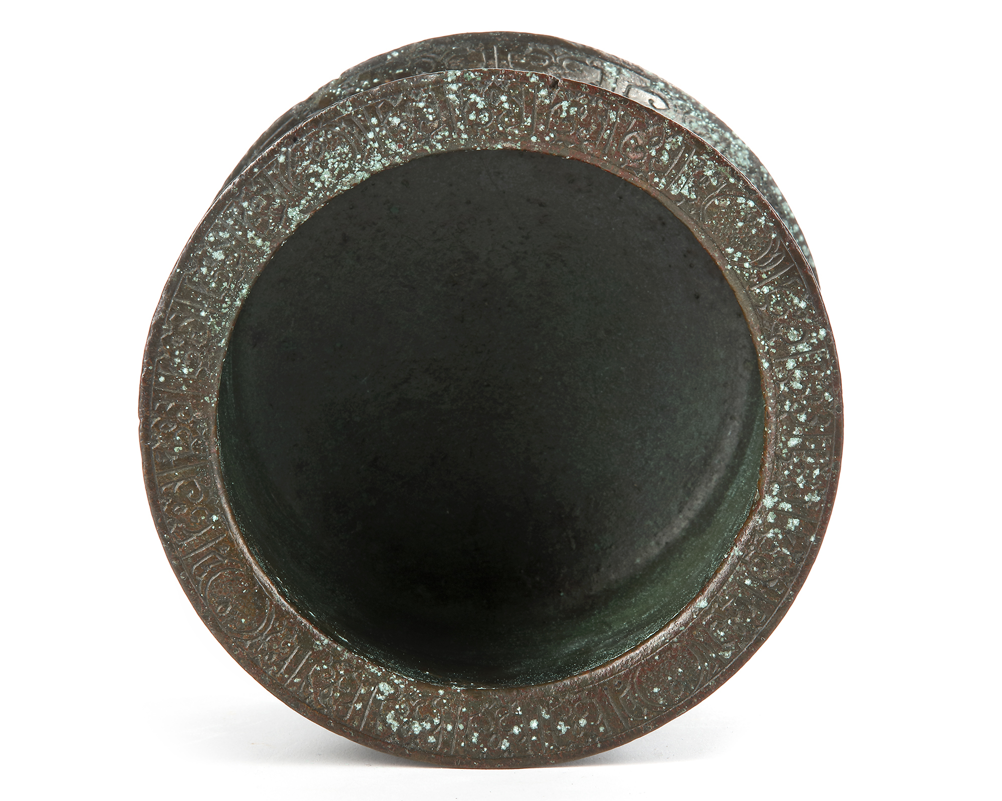 A PAIR OF SELJUK BRONZE MORTARS, IRAN, 12TH-13TH CENTURY