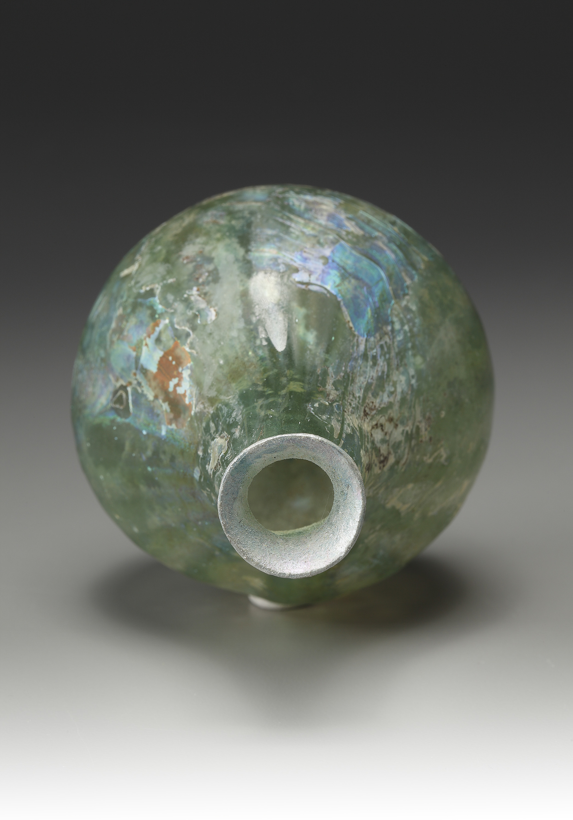 A Persian Glass bottle