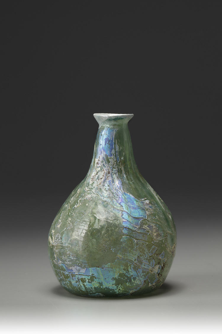 A Persian Glass bottle