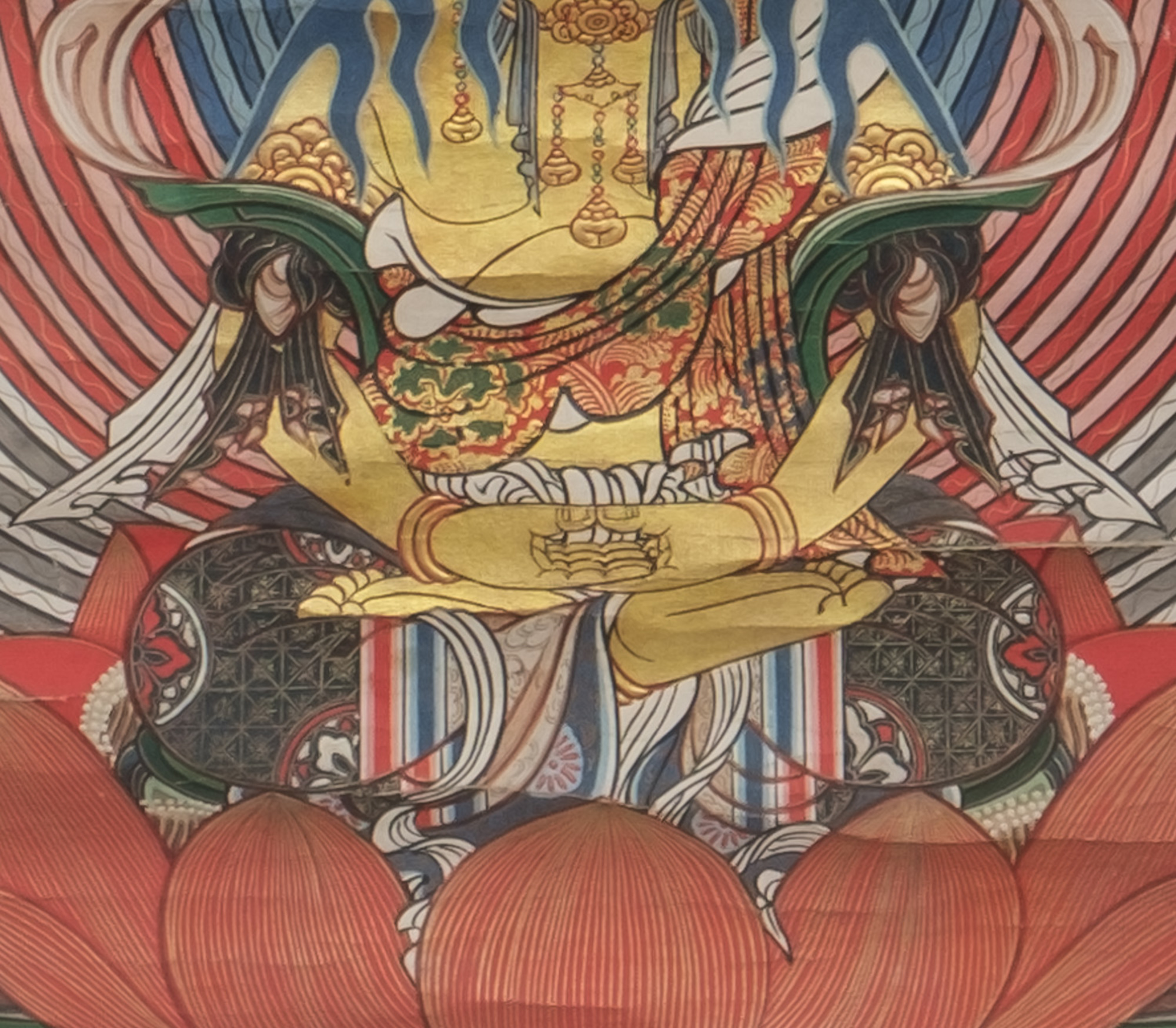 A JAPANESE BUDDHIST MANDALA PAINTING, LATE 19TH CENTURY