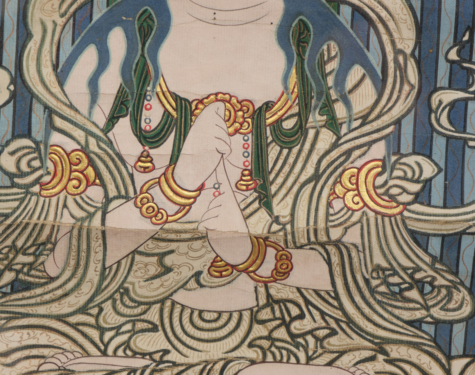 A JAPANESE BUDDHIST MANDALA PAINTING, LATE 19TH CENTURY