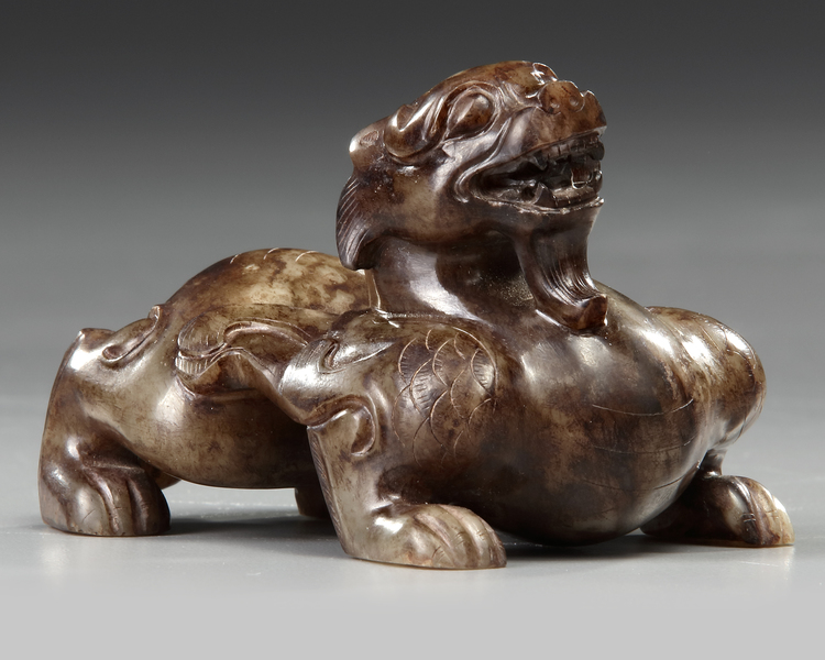 A CHINESE JADE BIXIE, HAN DYNASTY (202 BC-220 AD)