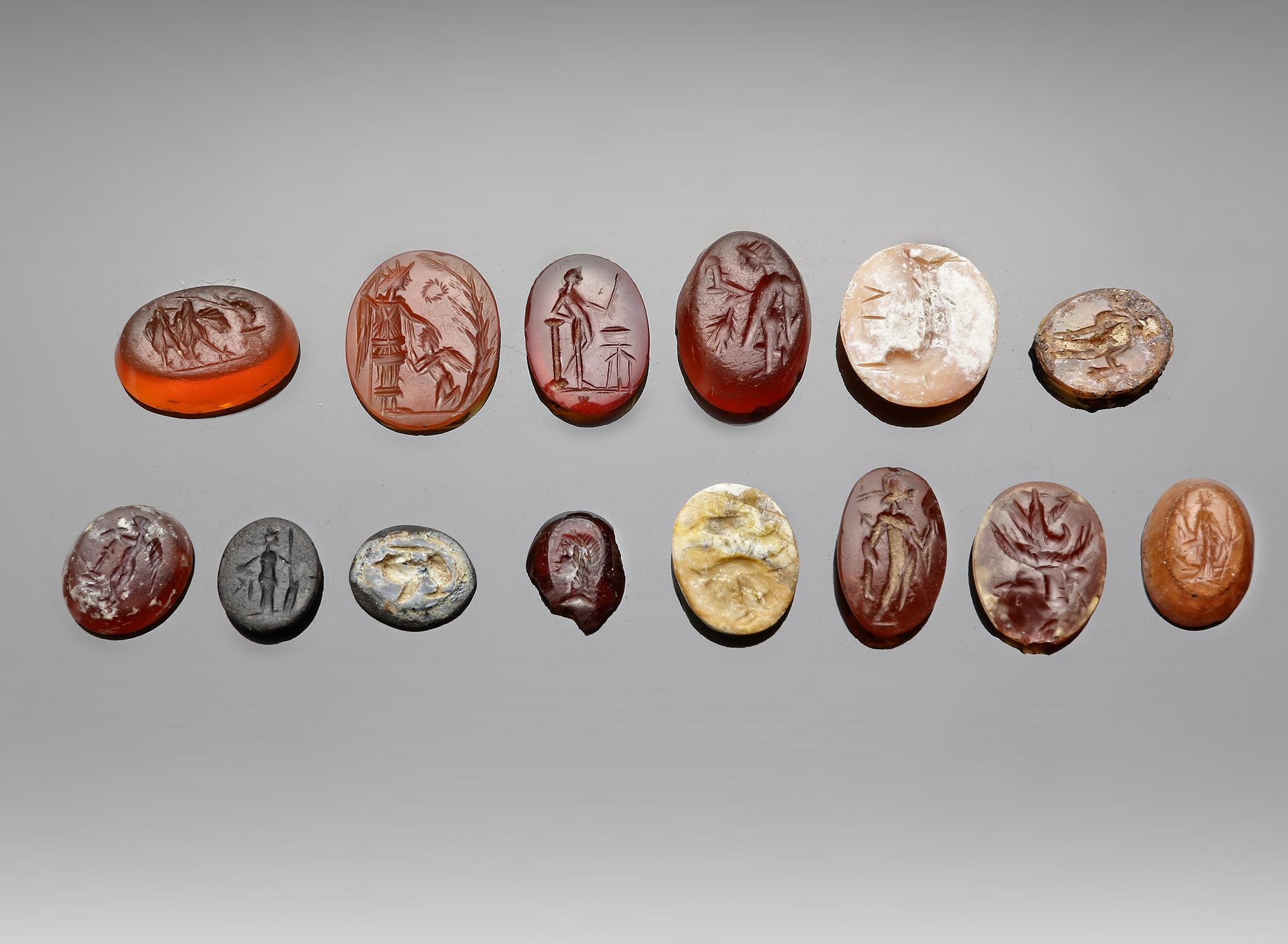 A GROUP OF ROMAN INTAGLIOS, CIRCA 2ND-3RD CENTURY A.D.