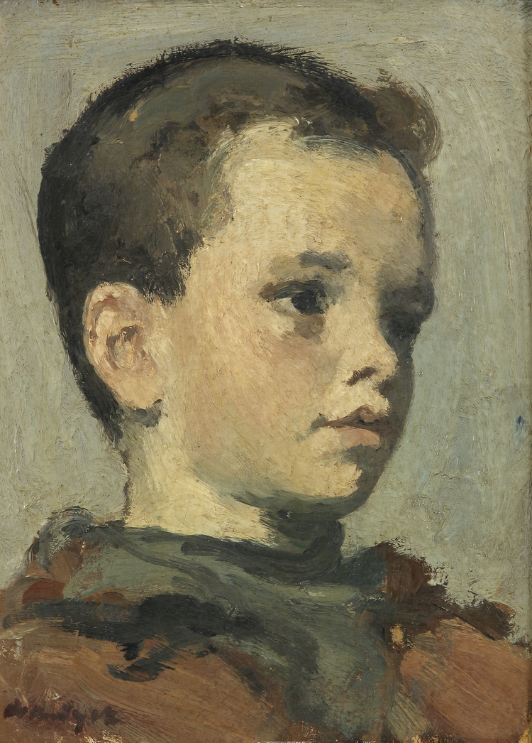 ALBERT VAN DIJCK - PORTRAIT OF A BOY