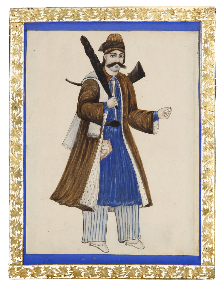 A PERSIAN QAJAR FIGURE, 19TH CENTURY
