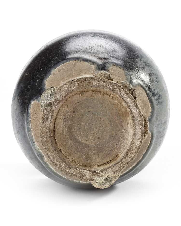 A CHINESE SPLASHED GLAZED JAR, TANG DYNASTY ( 609-960)
