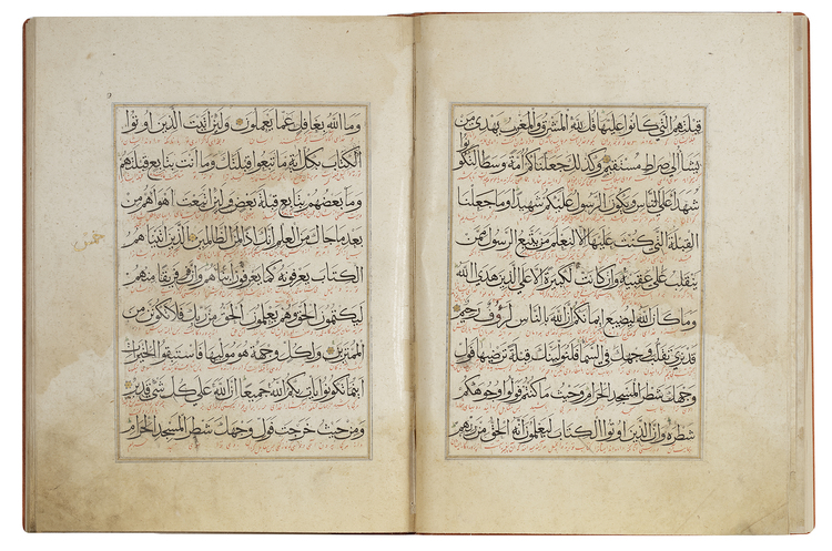 A TIMURID QURAN JUZ, PERSIA, 14TH-15TH CENTURY
