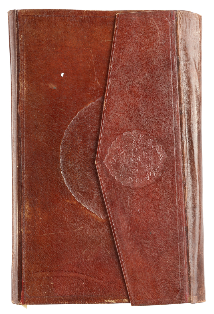 A KASHMIR LEATHER-BOUND QURAN, WRITTEN BY MUHAMMED SAIF AL-ALLAH AL ...