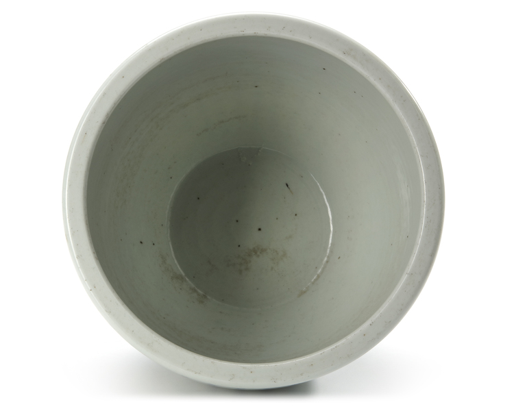 A CHINESE BLUE AND WHITE WATER POT, 19TH CENTURY