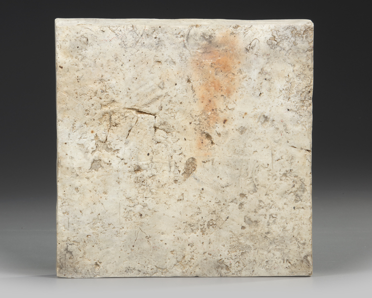 A CHINESE BLUE AND WHITE DRAGON TILE, 20TH CENTURY