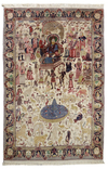 A KIRMAN PICTORIAL RUG, 1930, PERSIA