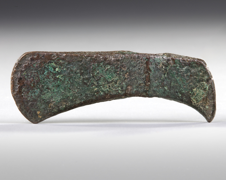 A BRONZE SOCKET AXE, LATE BRONZE AGE, 1300 - 800 BC
