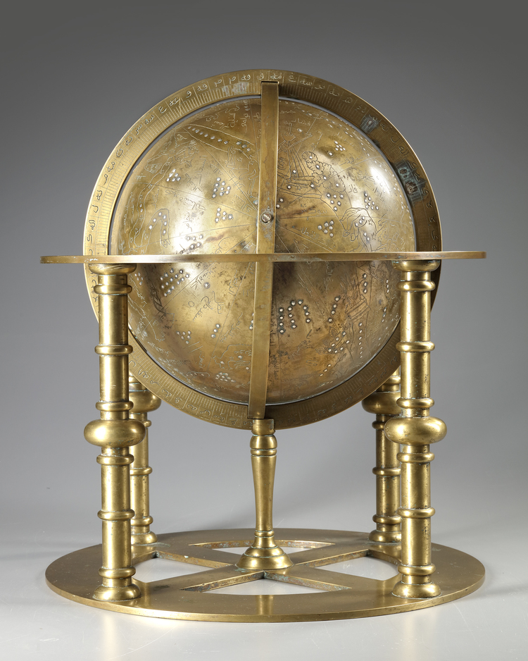 A LARGE CELESTIAL GLOBE, 19TH CENTURY