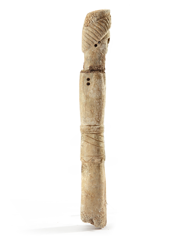 A ROMAN STATUETTE OF BONE, 2ND-3RD CENTURY AD