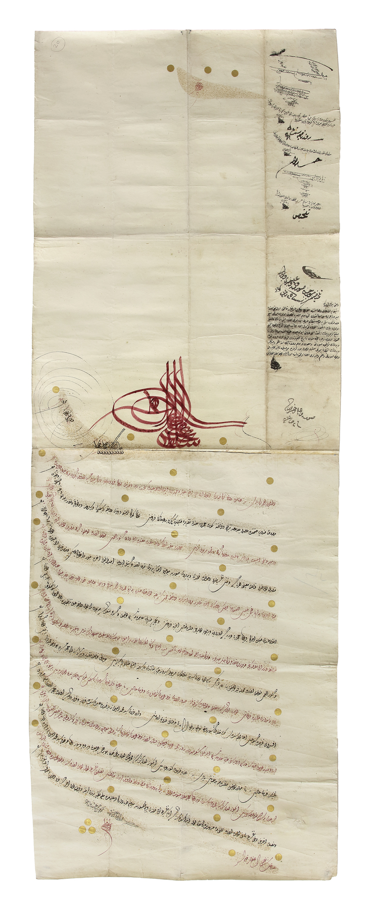 AN OTTOMAN FIRMAN OF SULTAN SELIM III (R.1789- 1808) OTTOMAN TURKEY ...