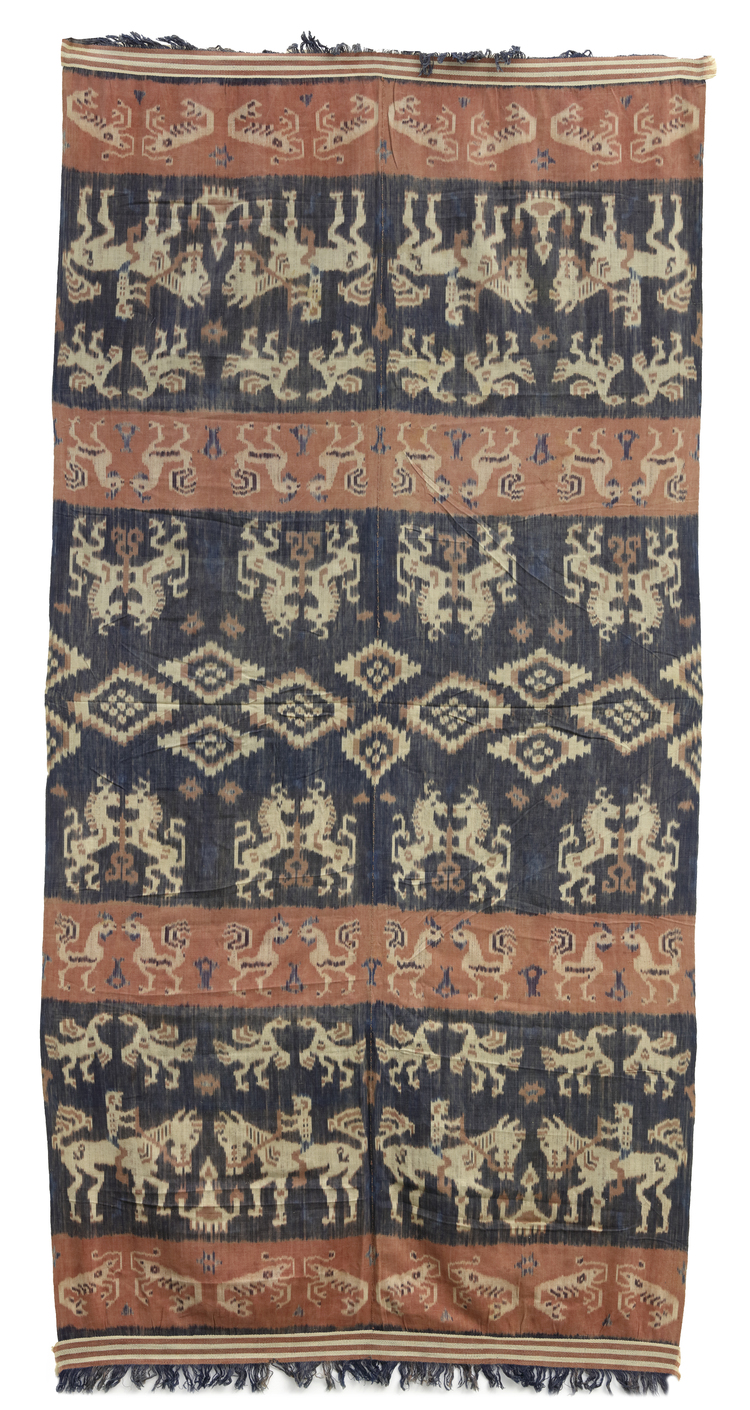 TWO TRADITIONAL BATIK TEXTILES, INDONESIA 19TH CENTURY
