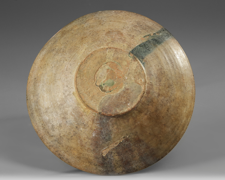 A PERSIAN SGRAFFITO SPLASHWARE POTTERY BOWL, PERSIA 10TH CENTURY