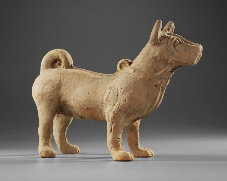 A WATCH DOG, HAN DYNASTY (206 BC-220 AD)