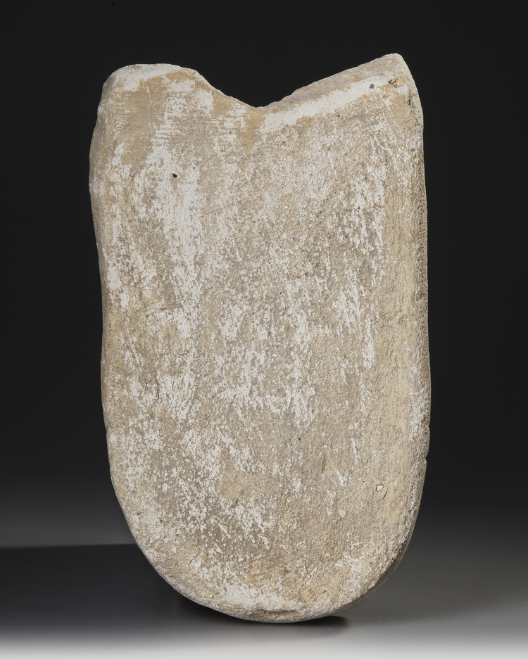 A ROMAN PLASTER MOULD FOR A CYLINDRICAL RED WARE VESSEL, 4TH-5TH CENTURY AD