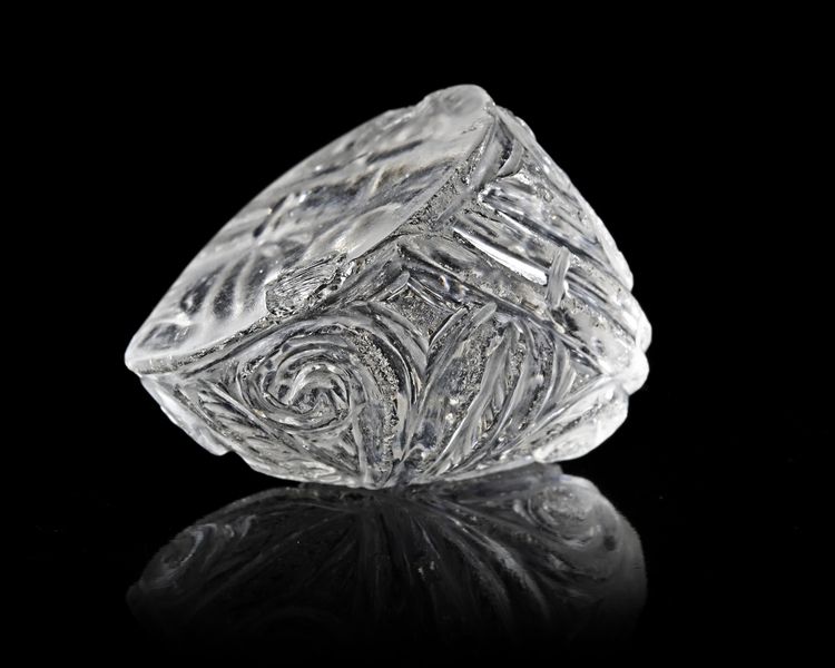 ROCK CRYSTAL CHESS PIECE, 11TH CENTURY