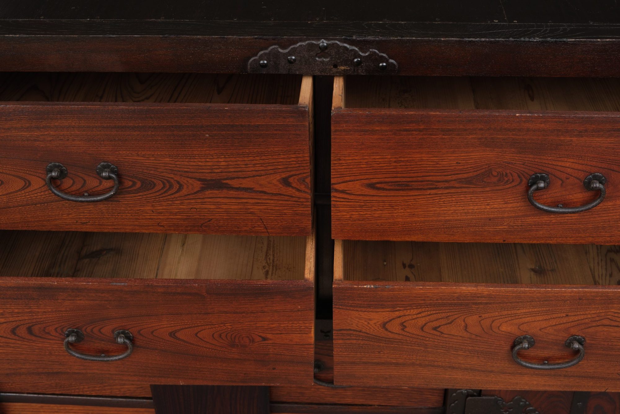 A JAPANESE KURUMA’DANSU 車箪笥 (WHEELED STORAGE CHEST, SECOND HALF 19TH ...