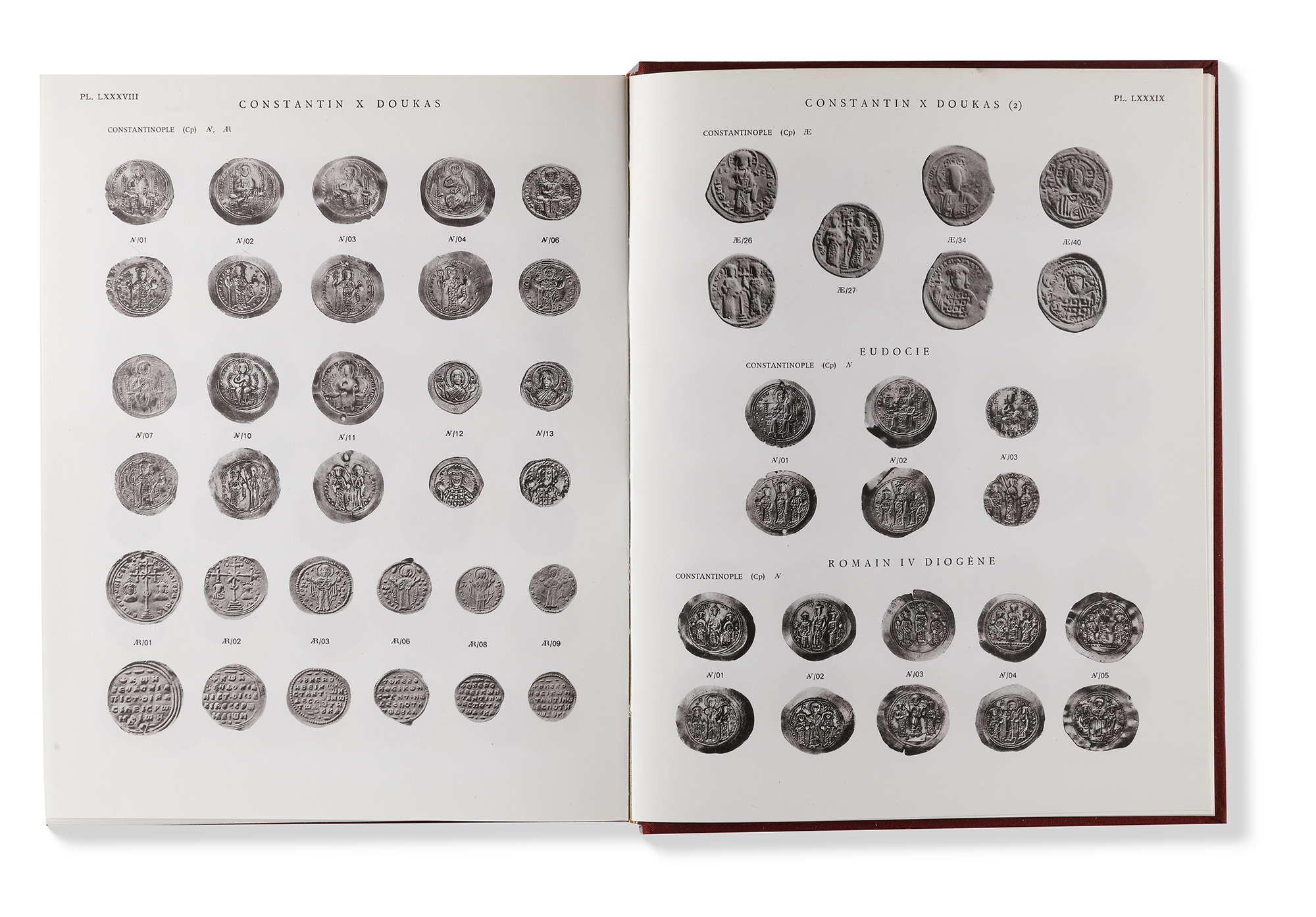 MORRISSON, CECILE - CATALOGUE DES MONNAIES BYZANTINES DE LA BIBLIOTHEQUE NATIONALE