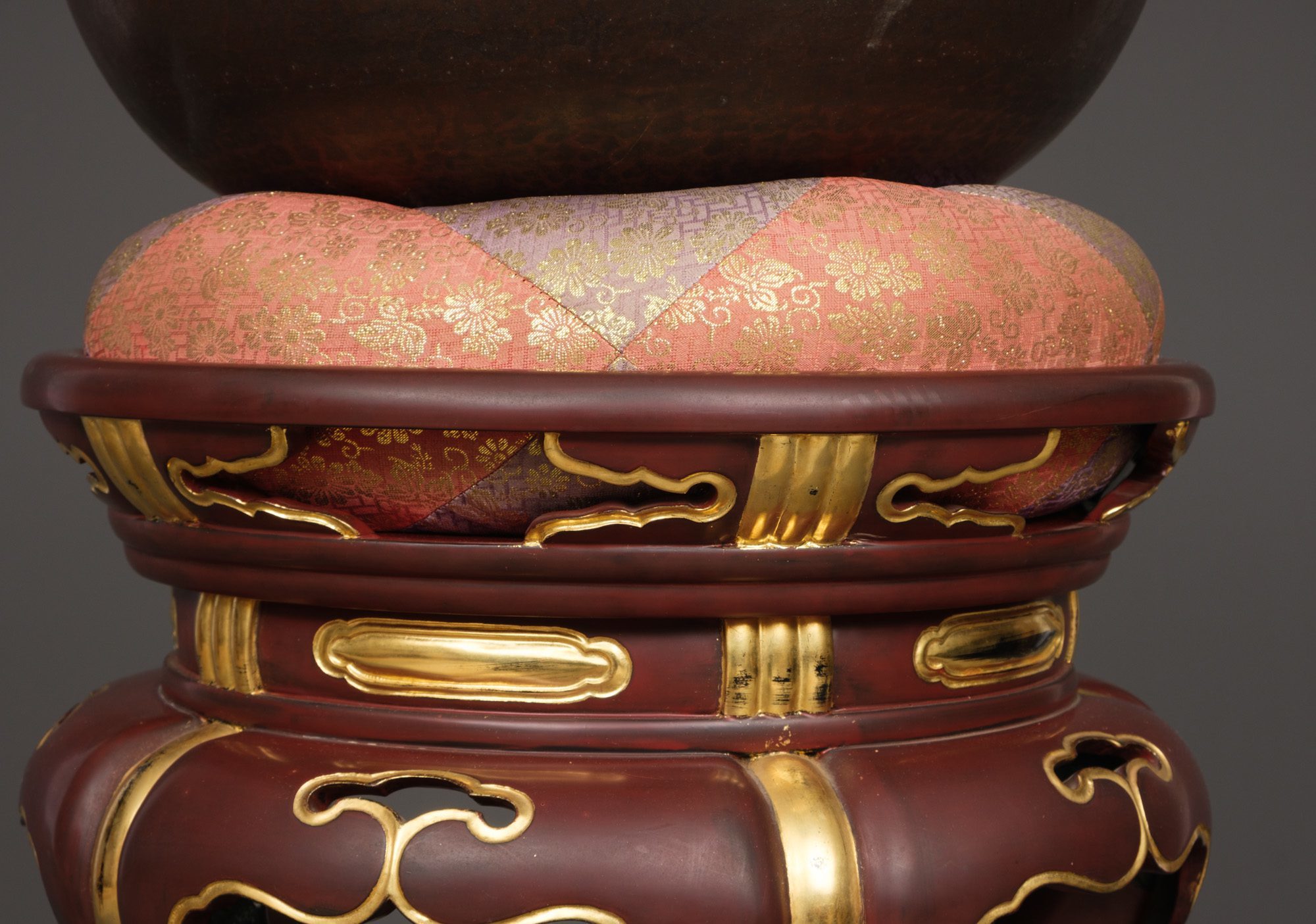 A VERY LARGE BELL ON STAND