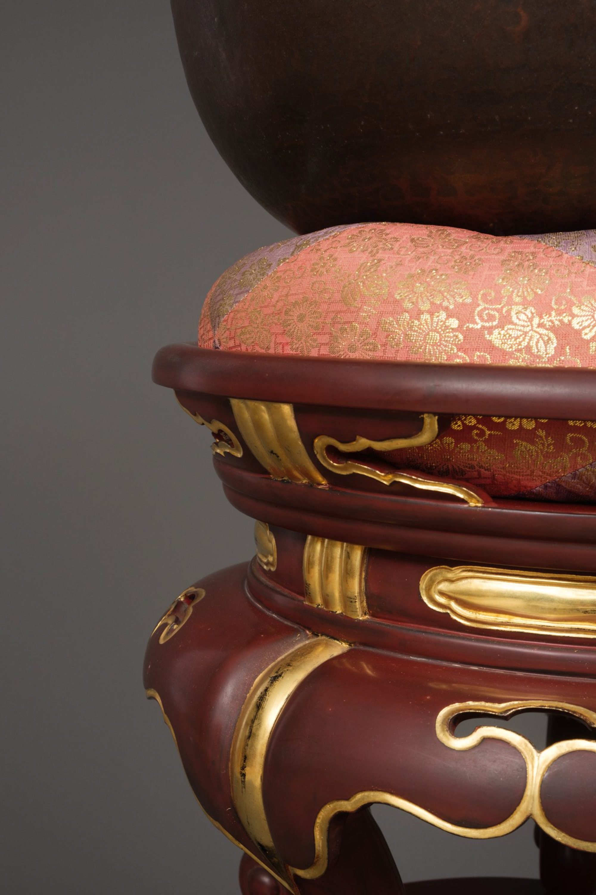 A VERY LARGE BELL ON STAND