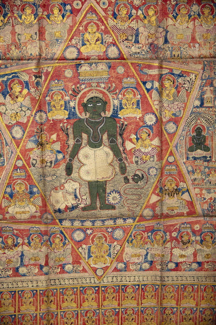 A JAIN PATA OF PARSHVANATHA GURAJAT, INDIA, 17TH CENTURY