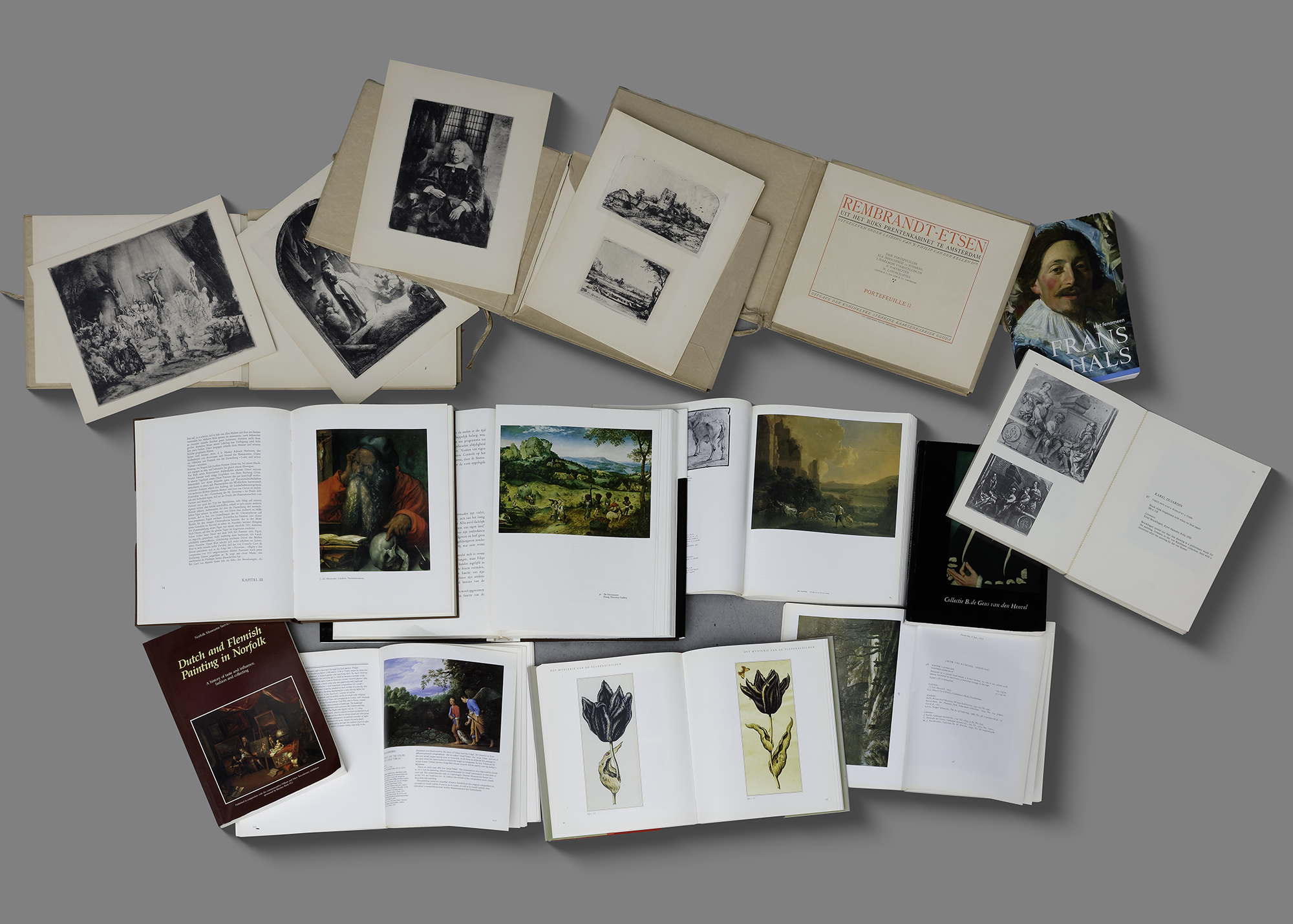 A COLLECTION OF 13 BOOKS AND AUCTION CATALOGUES ON OLD MASTER PAINTINGS ...