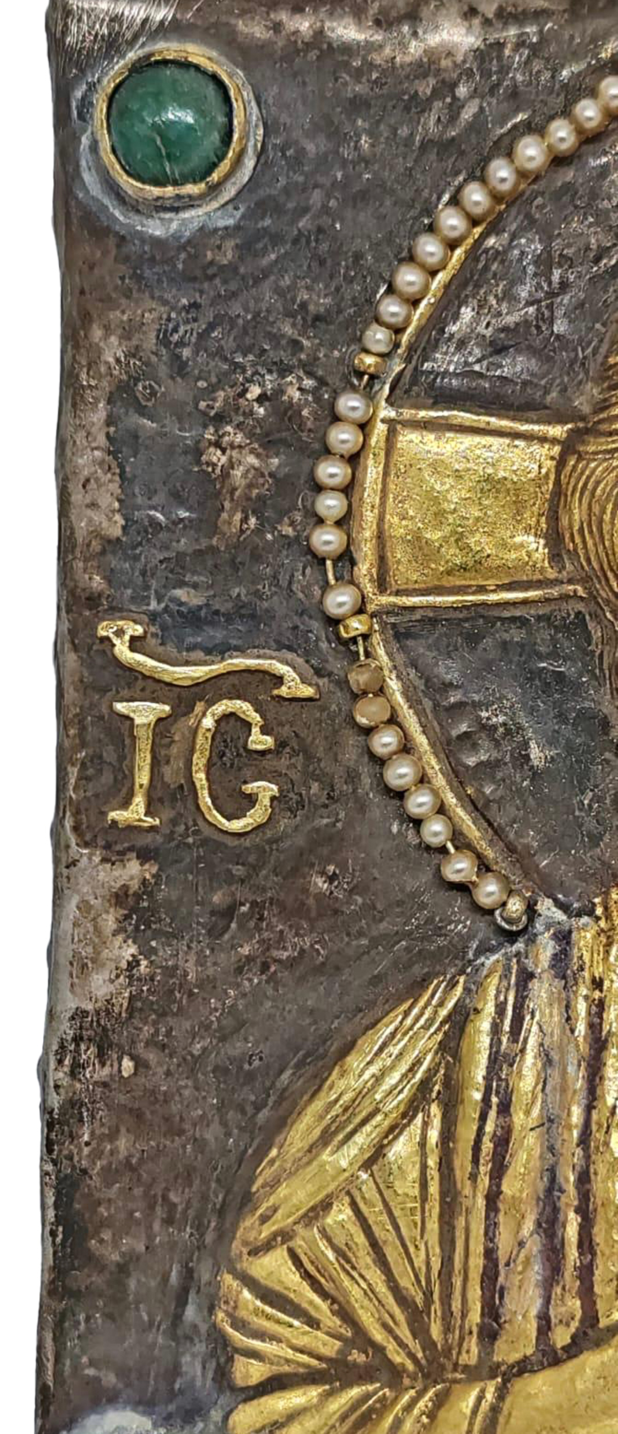 EARLY MEDIEVAL SILVER-GILDED ICON OF JESUS CHRIST, 12TH TO 13TH CENTURY ...