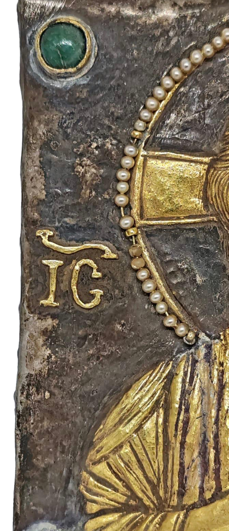 EARLY MEDIEVAL SILVER-GILDED ICON OF JESUS CHRIST, 12TH TO 13TH CENTURY ...
