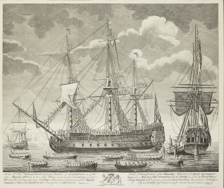 THE FLEET OF LORD ANSON AND HMS INTREPID